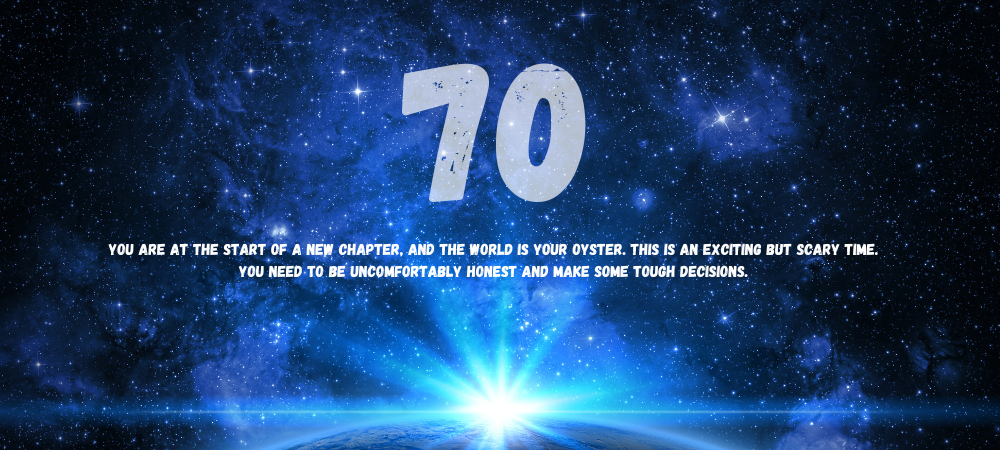 Angel Number 70 Meaning - Altar Gods