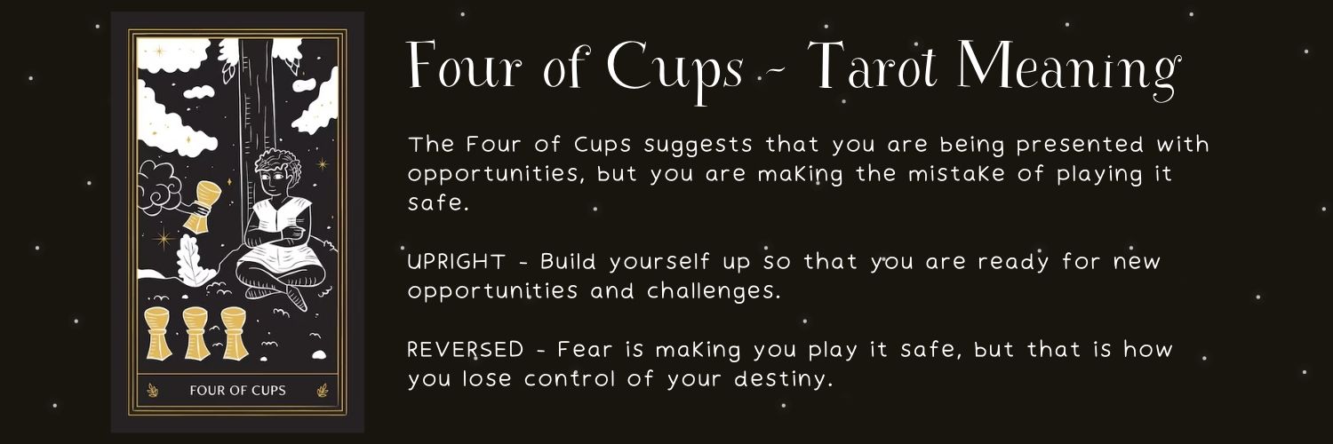 Four of Cups - Tarot Card Meaning - Altar Gods