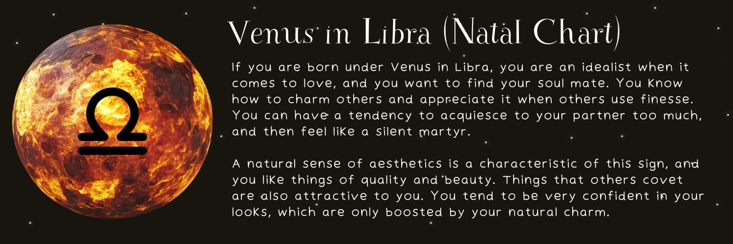 Venus in Libra: Natal Chart Meaning - Altar Gods
