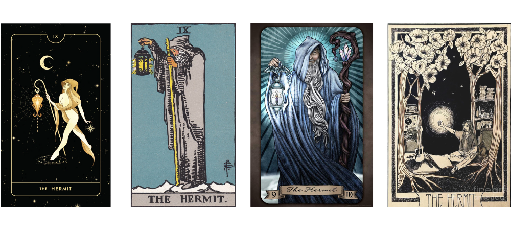 The Hermit - Tarot Card Meaning - Altar Gods