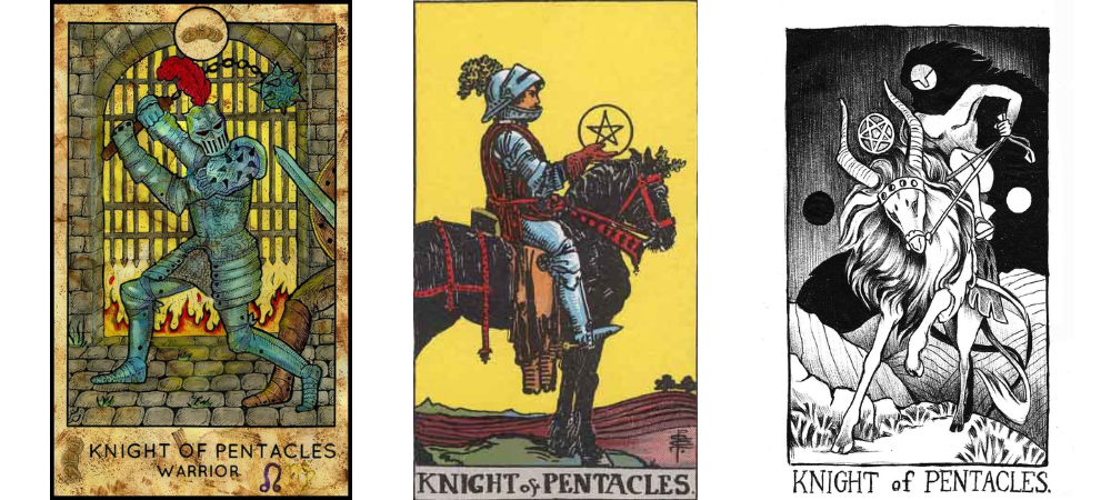 Knight of Pentacles - Tarot Card Meaning - Altar Gods