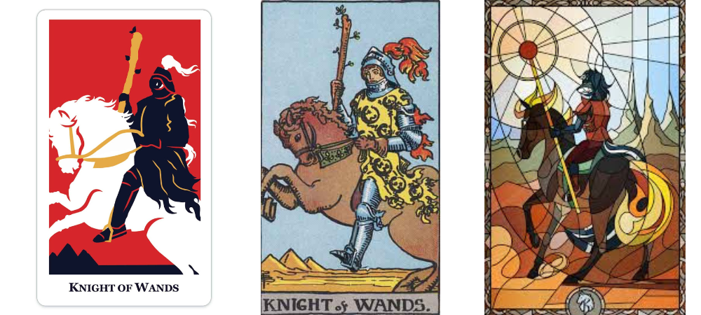 Knight of Wands - Tarot Card Meaning - Altar Gods