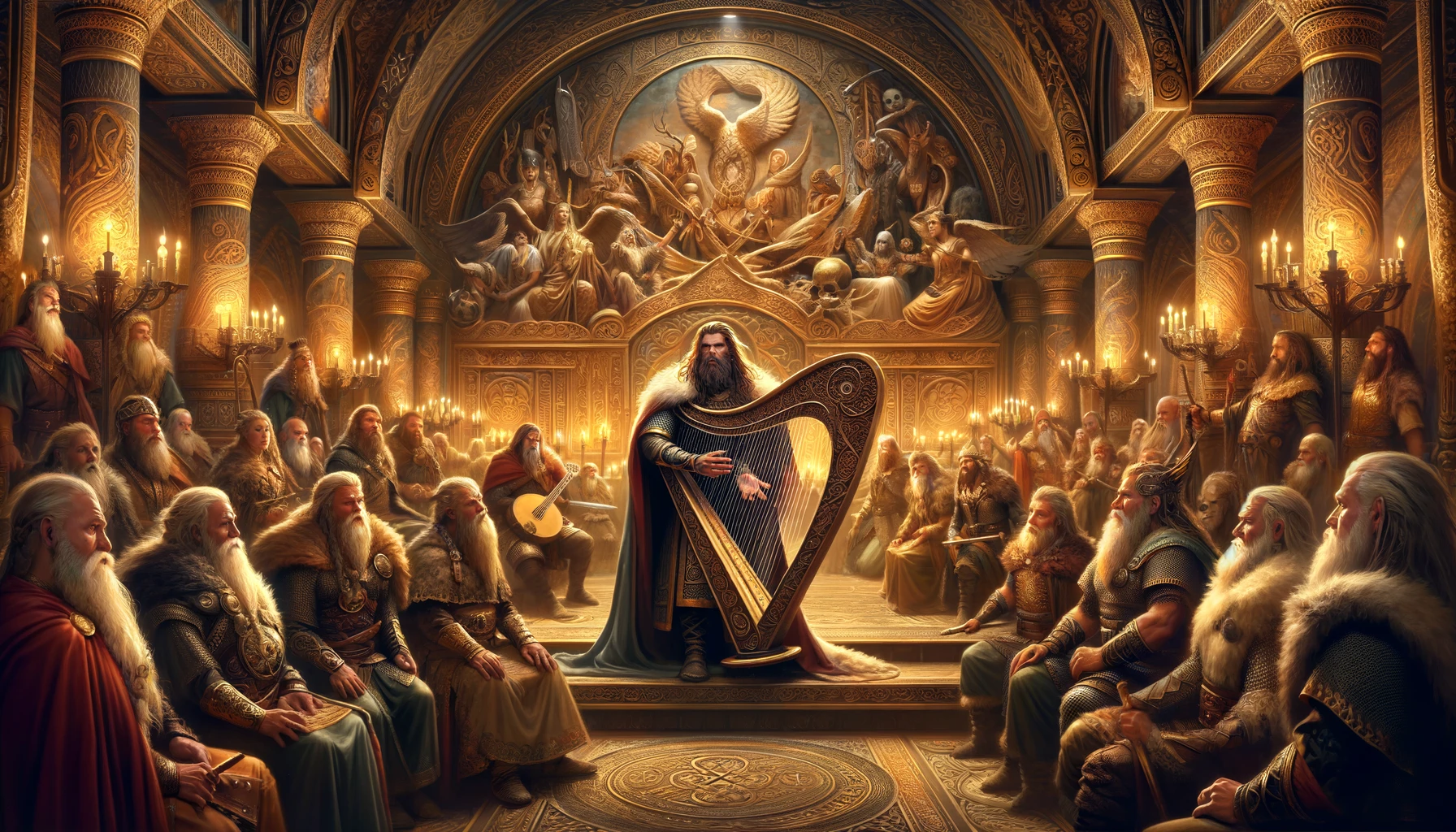 Bragi: The Bard of Valhalla in Norse Mythology - Altar Gods