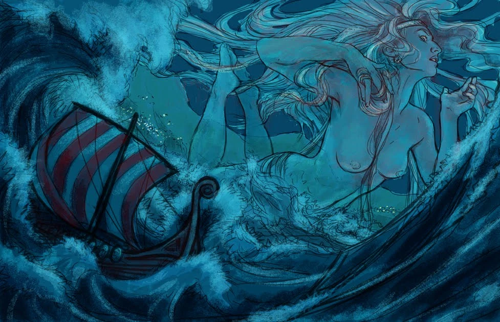 Aegir & Ran: Gods of the Sea in Norse Mythology - Altar Gods