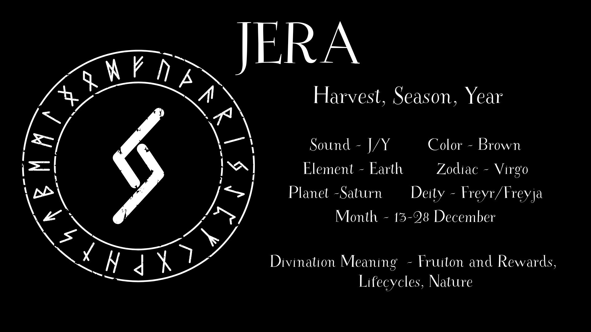Jera – Norse Rune Meaning - Altar Gods